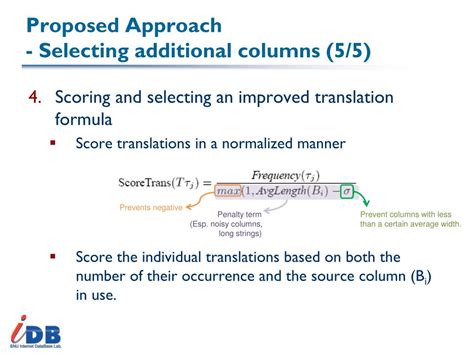 Ppt Multi Column Substring Matching For Database Schema Translation