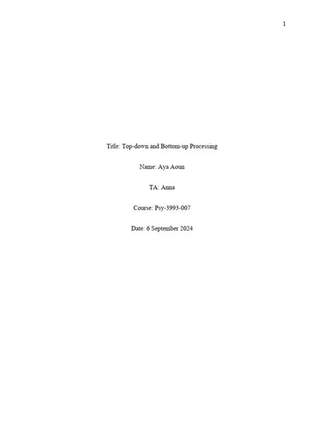 Annotated Processing Edited Pdf Perception Senses