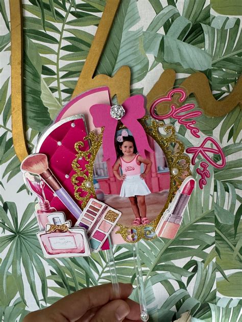 Threenager Makeup Fashion Cake Topper Etsy