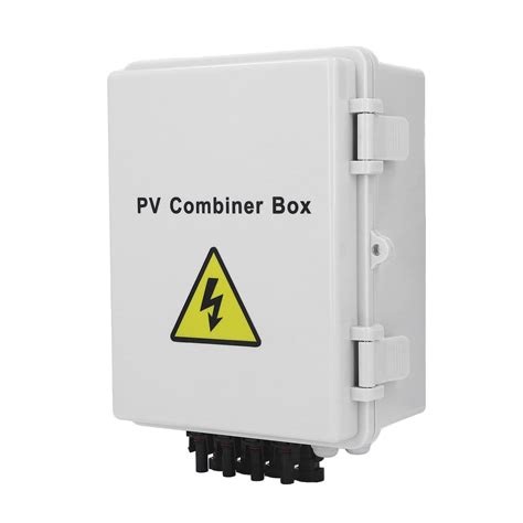 paomian pv combiner box 4 string waterproof 10awg dc solar combiner box