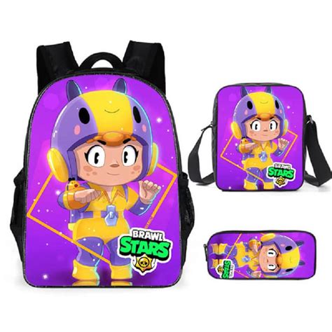 Brawl Stars Characters Bea Printed Backpack Set Brawl Stars