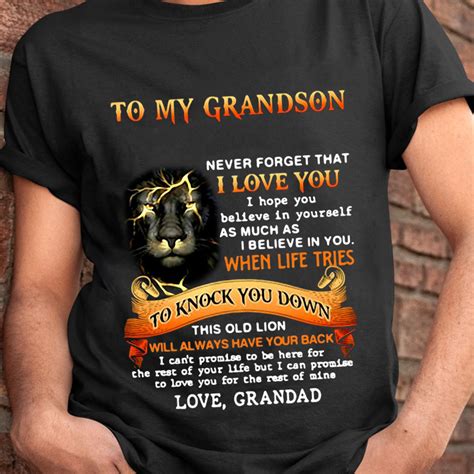 To My Grandson Never Forget Classic T Shirt Formry