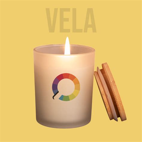 Vela Olor Vainilla Lupa Print Personalización Sin Límites