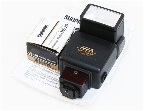 Sunpak Auto 433af Flash For Winstructionsne 2d Interface