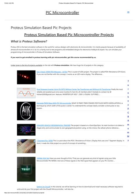 Proteus Simulation Based Pic Projects Pic Microcontrollerpdf