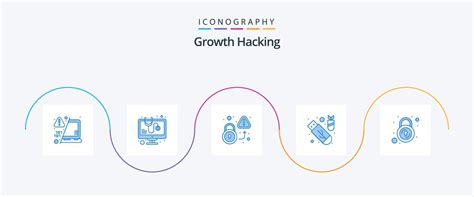 Hacking Blue 5 Icon Pack Including Closed Bomb Lock Attack Virus