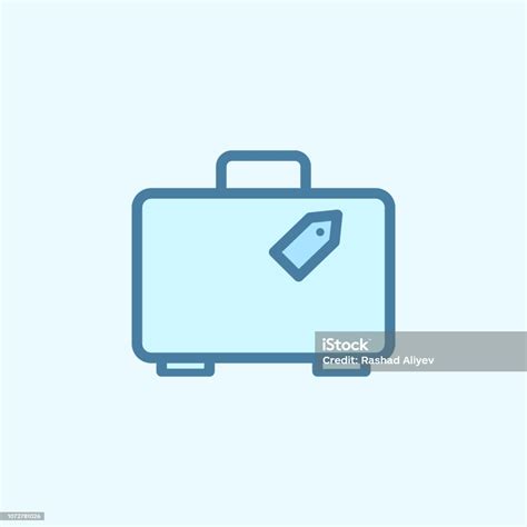 帶標籤欄位輪廓圖示的手提箱元素2顏色簡單的圖示細線圖示用於網站設計和開發應用開發高級圖示向量圖形及更多價格圖片 價格 厚紙皮 商務