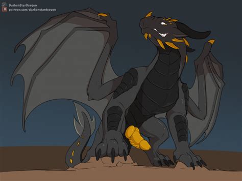 Rule 34 Belly Scales Black Body Black Scales Claws Darkenstardragon