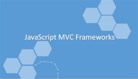 javascript mvc frameworks