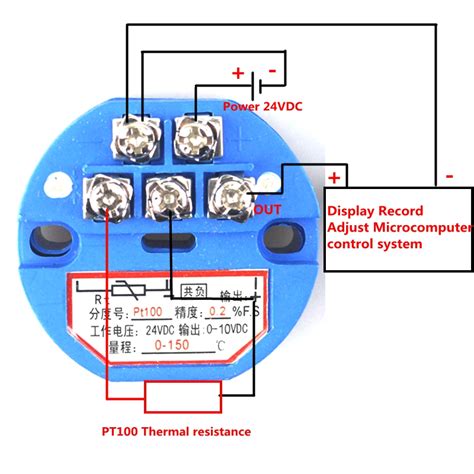 Pt100 Temperature Sensor Transmitter