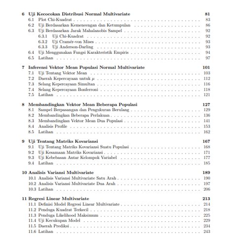 Buku Statistika Multivariate Inferensi Vektor Mean Dan Regresi