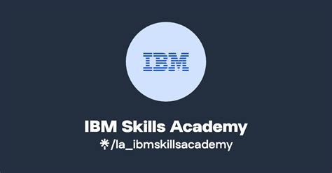 Ibm Skills Academy Linktree