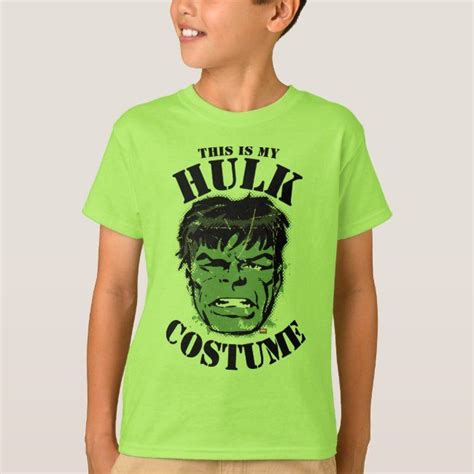 Classic Hulk This Is My Costume T Shirt Affiliate Sponsored