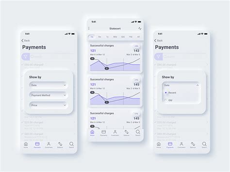 Neumorphic UI App Design On Behance