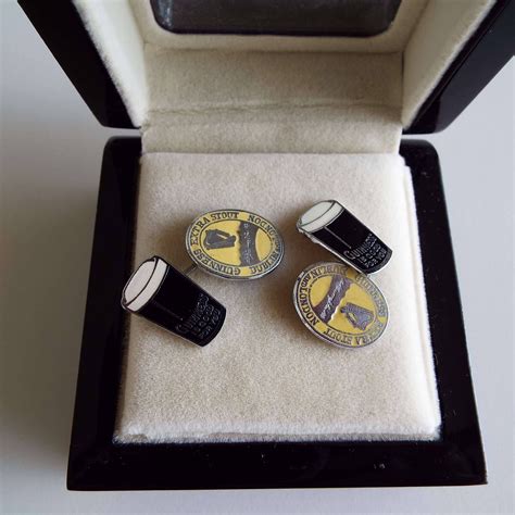 Vintage 1960s Guinness Cufflinks G S Tye And Co Birmingham Etsy