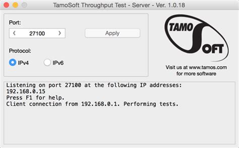 Tamosoft Throughput Test Free Wlan Performance Meter