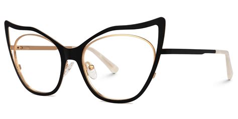 Baina Cat Eye Black Eyeglasses Vooglam