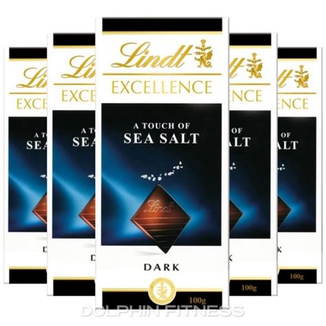 Lindt Excellence Dark Sea Salt Chocolate 20 X 100g