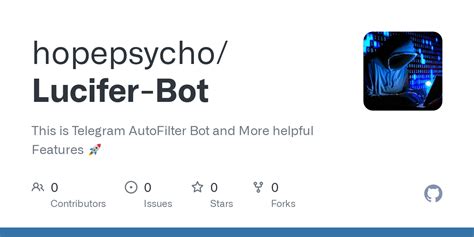 Github Hopepsycholucifer Bot This Is Telegram Autofilter Bot And