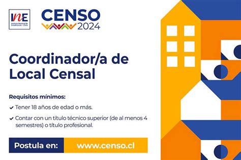Censo 2024 Abre Postulaciones Al Cargo De Coordinadora De Local Censal