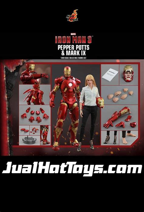 Jual Hot Toys Hot Toys Pepper Potts And Mark Ix Iron Man