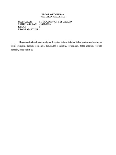 Program Pengembangan Diri Di Madrasah Pdf