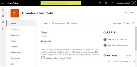 Sharepoint Online Change The Search This Site Text In The Search Box Sharepoint Diary