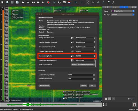 Unwanted Rounding Of Parameter Values For Display · Issue 79 · Sonic Visualiser Sonic