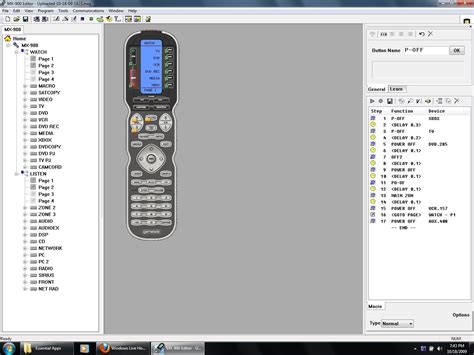 Help With A Macro On URC Audioholics Home Theater Forums