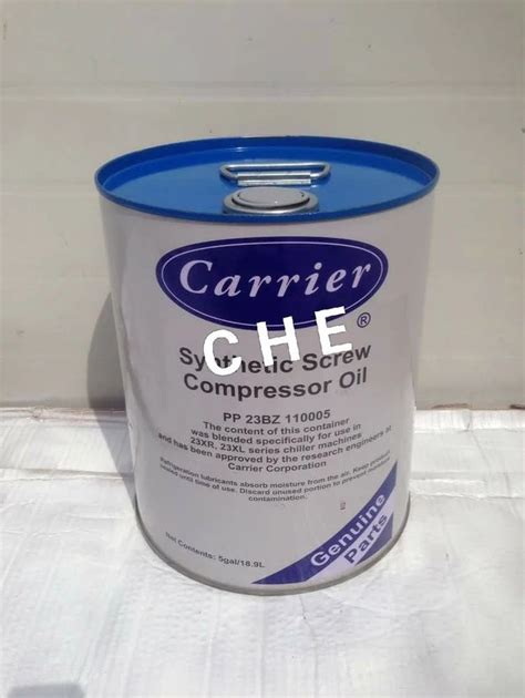 Carrier Synthetic Screw Compressor Oil Pp 23bz 110005 At ₹ 1800litre