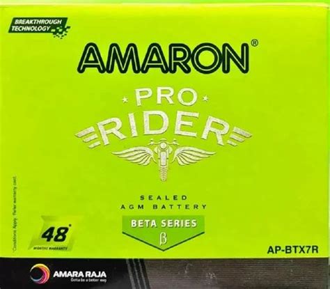 Amaron Pro Rider AP BTX7R Bike Battery At Rs 4200 Amaron Two Wheeler