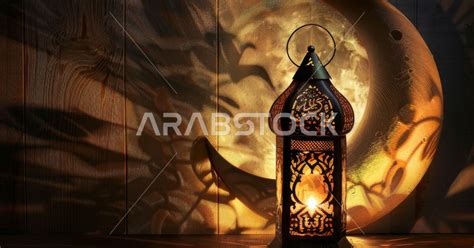 تحف وفوانيس اسلامية تقليدية، الديكورات والأنوار في الأجواء الرمضانية