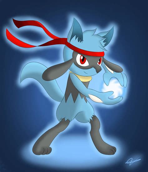 Aura Sphere Riolu By Usv02 On Deviantart
