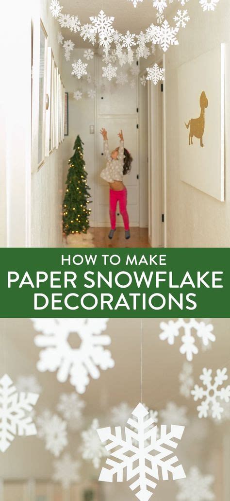 Diy Snowflake Decorations For Winter