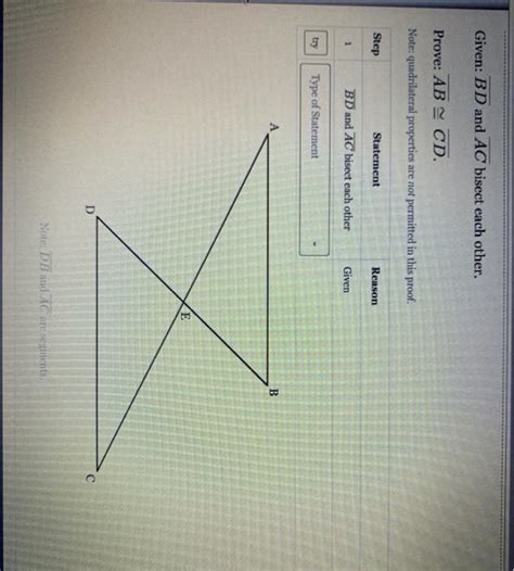 Solved Given ABCB And DB Bisects LABC Prove ZA ZC Note Chegg