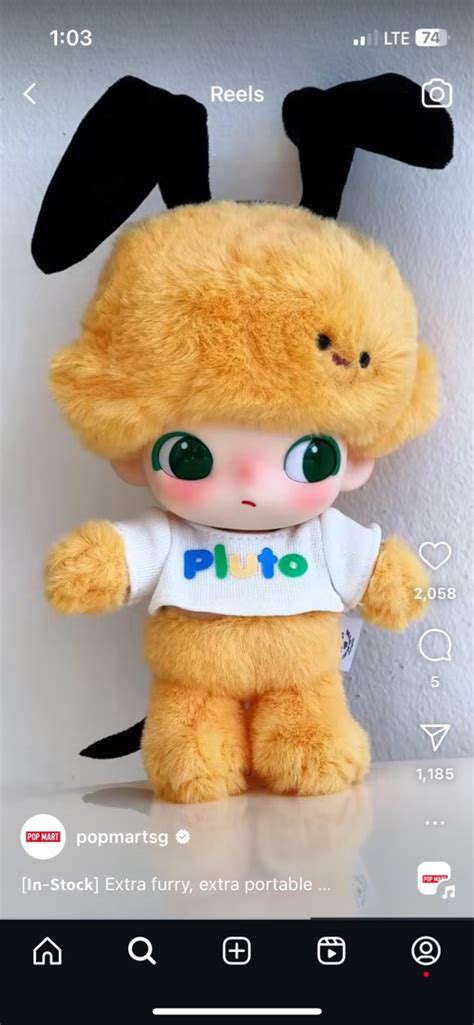 Dimoo Disney Plush Pluto Hobbies And Toys Toys And Games On Carousell