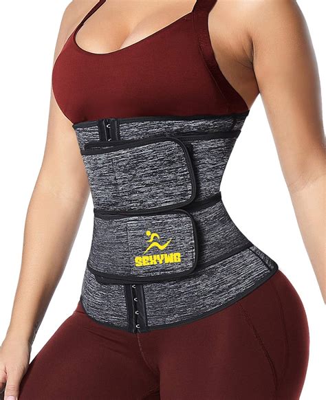 Sexywg Women Waist Trainer Trimmer Belt Sauna Slim Shaper Band