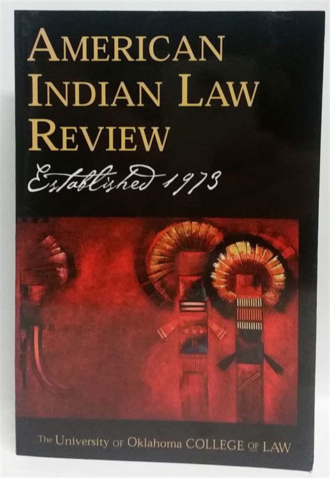 American Indian Law Review 2010 2011 Vol Xxxv No 2 Crystal D