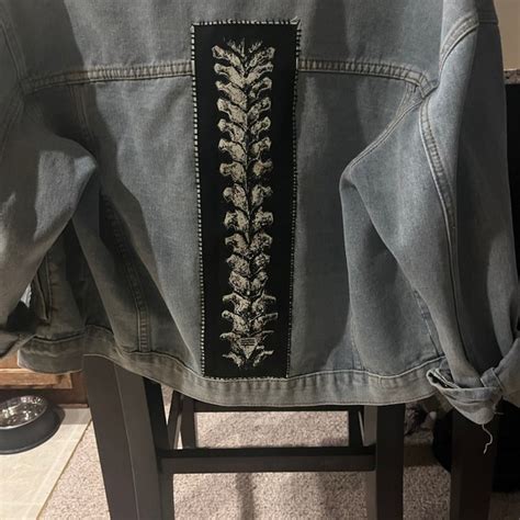 Spine Back Patch Spinal Column Skeleton Patch Bones Patch Cloth