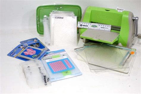Cuttlebug Machine And Accessories Bunting Online Auctions