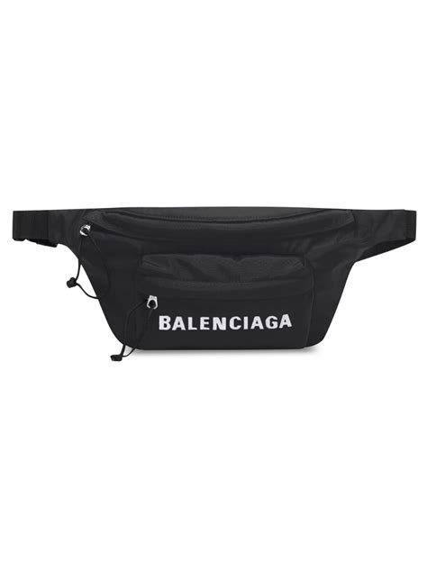Balenciaga Wheel Belt Bag Black Maisondefashioncom