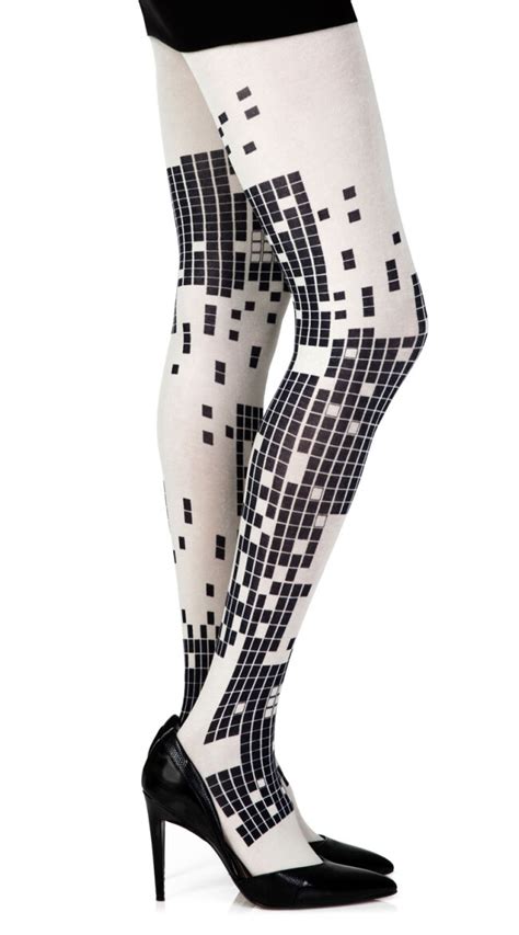 Cream Checkerboard Dream Tights Bedtime 𓆩♡𓆪 Flirt