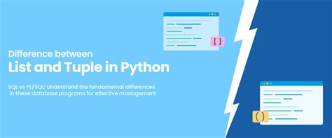 List Vs Tuple Difference Between List And Tuple In Python