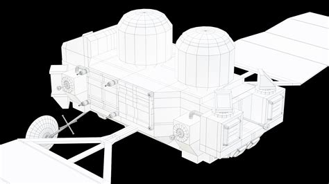 Compton Gamma Ray Observatory Nasa 3d Modell 59 3ds Blend C4d