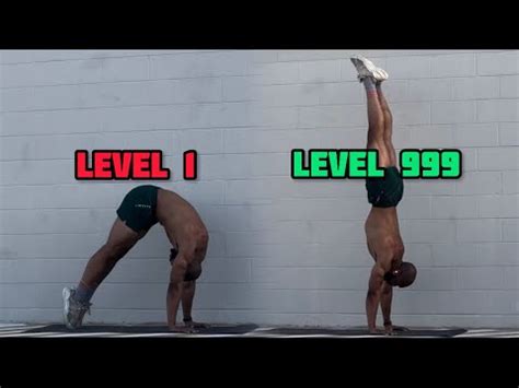 Handstand All Progressions - 0 to FULL - YouTube