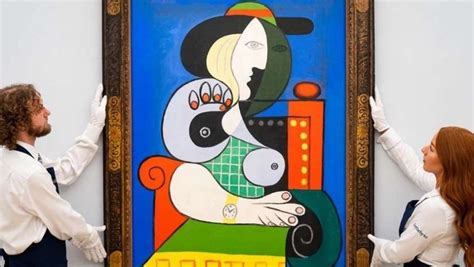 პაბლო პიკასოს ნახატი „ქალი საათით“ აუქციონზე 139 მილიონ დოლარად გაიყიდა