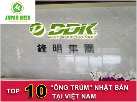 Top 10 Công Ty Nhật Bản Lớn Nhất Tại Việt Nam