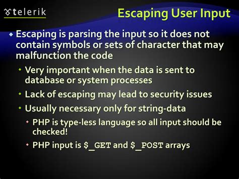PPT Working With User Input PowerPoint Presentation Free Download