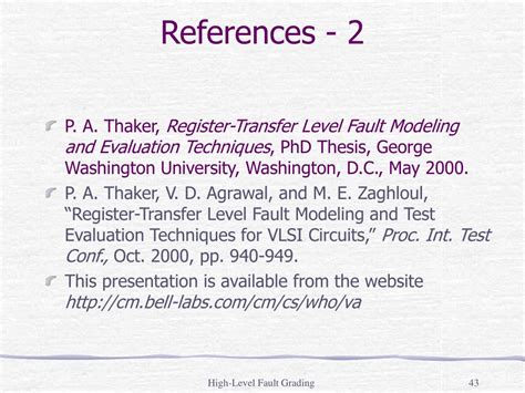 Ppt High Level Fault Grading Powerpoint Presentation Free Download