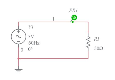 Resistive Circuit Multisim Live